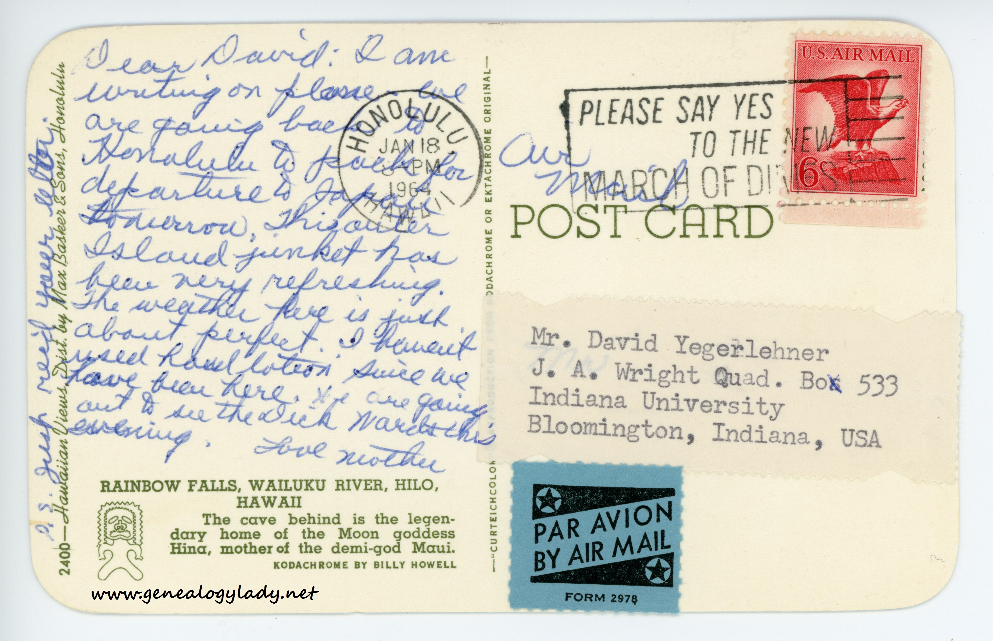 1964-01-18-gry-back | Genealogy Lady